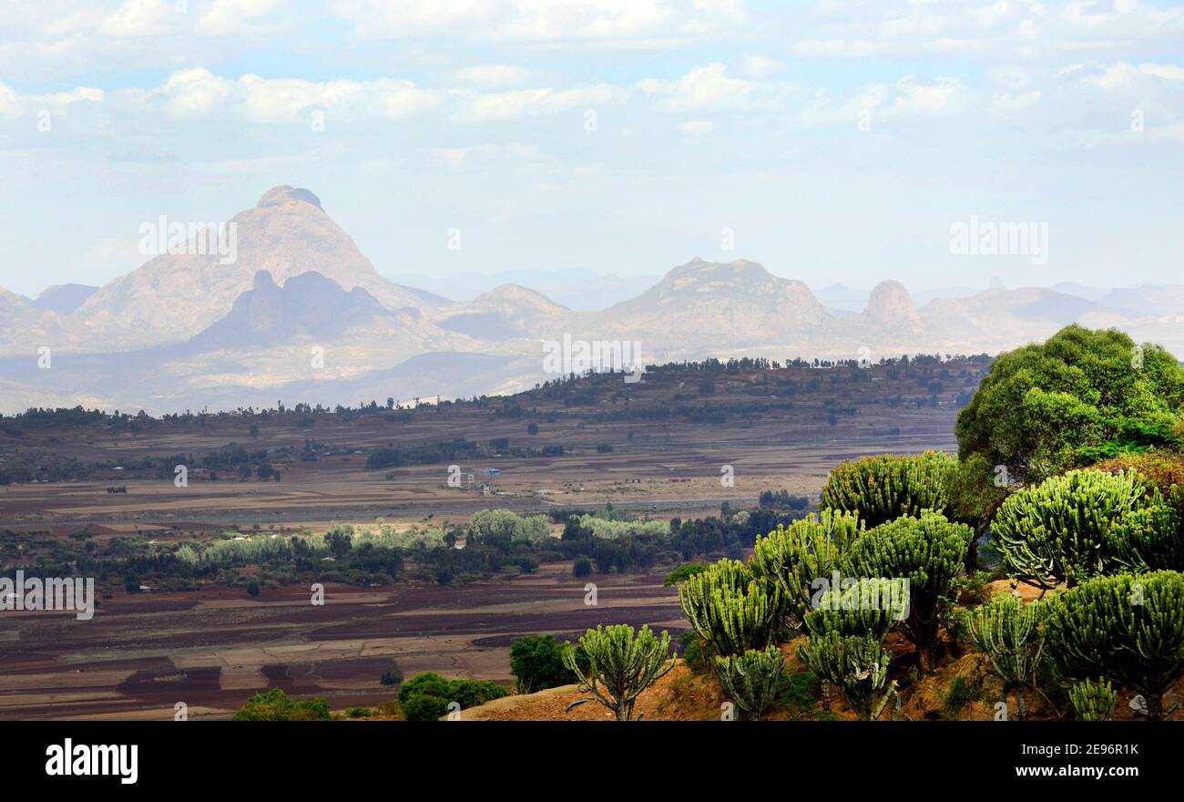 Rural landscapes at the Tigray region of northern Ethiopia Stock Photo ...