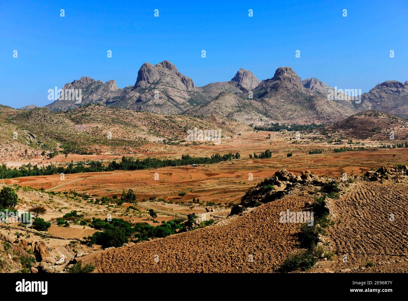 Rural landscapes at the Tigray region of northern Ethiopia Stock Photo ...