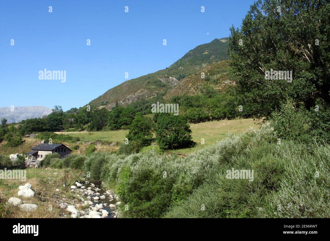 Benasque Valley In Pyrenees Mountains High Resolution Stock Photography ...