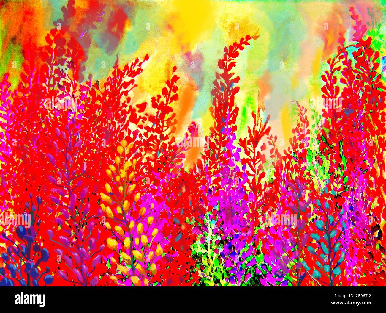 Colorful abstract paintings hi-res stock photography and images - Alamy