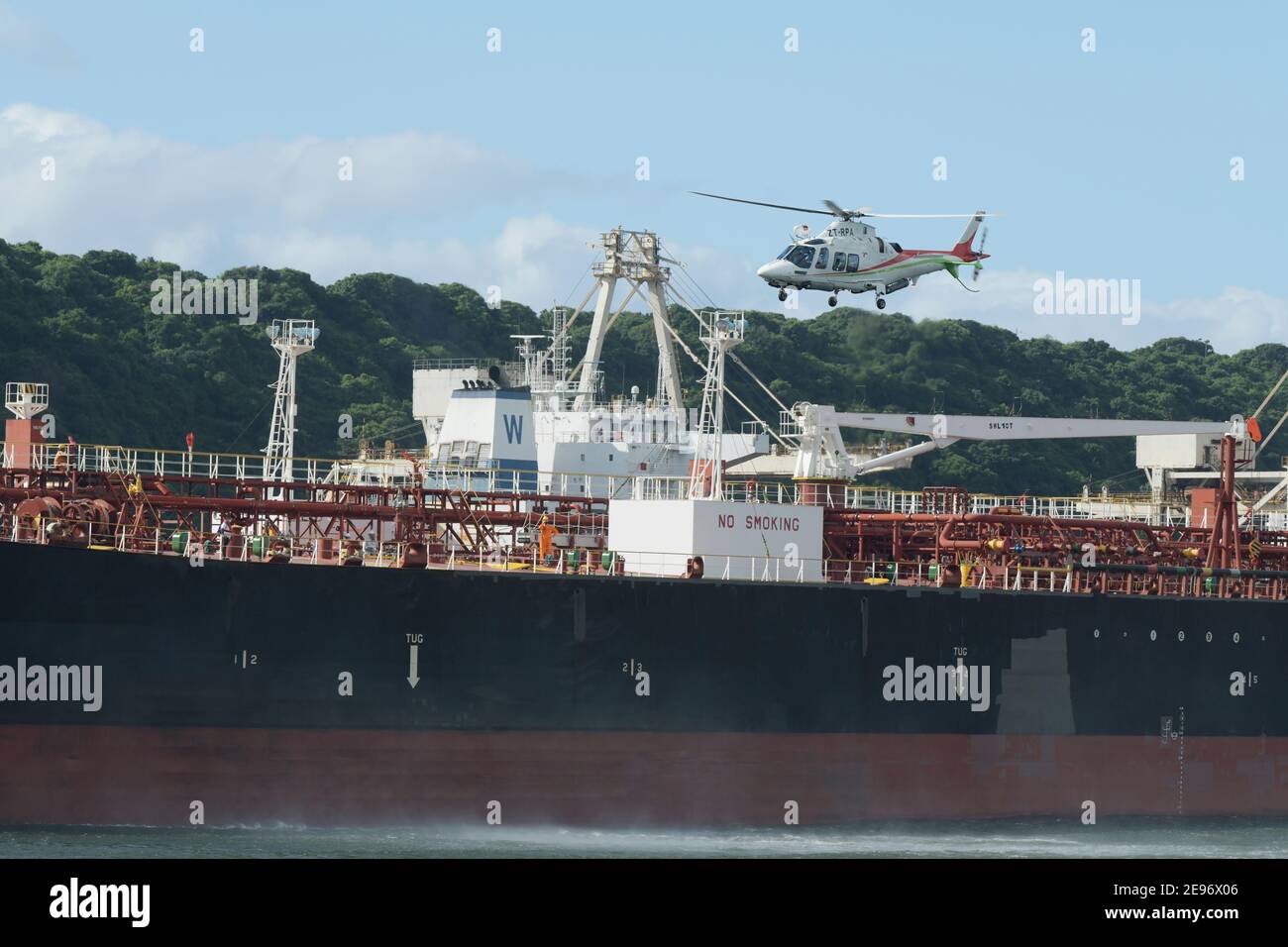 Transport, commercial aviation, helicopter of Transnet harbour services ...