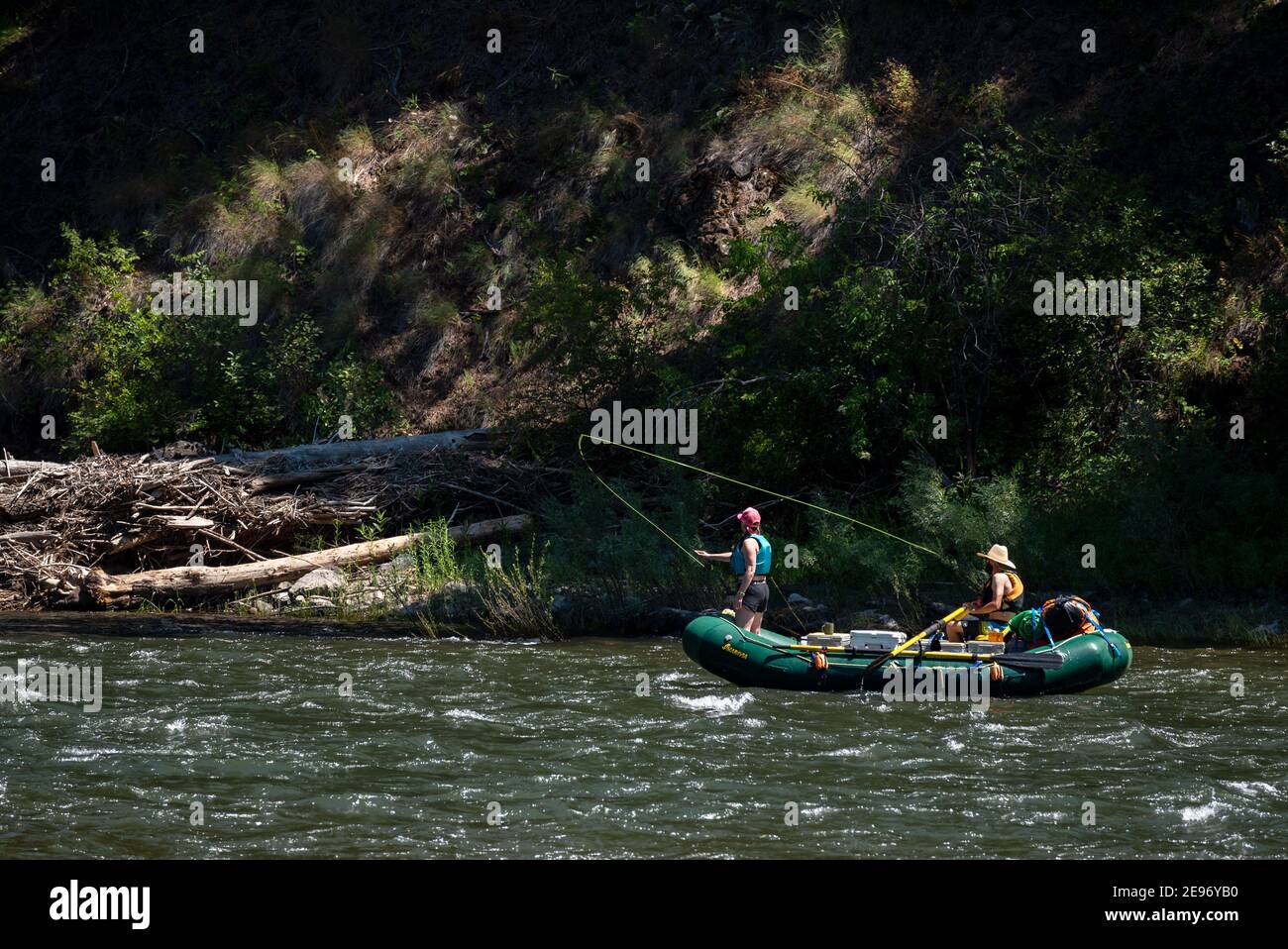 Couple fishing from a boat hi-res stock photography and images - Alamy