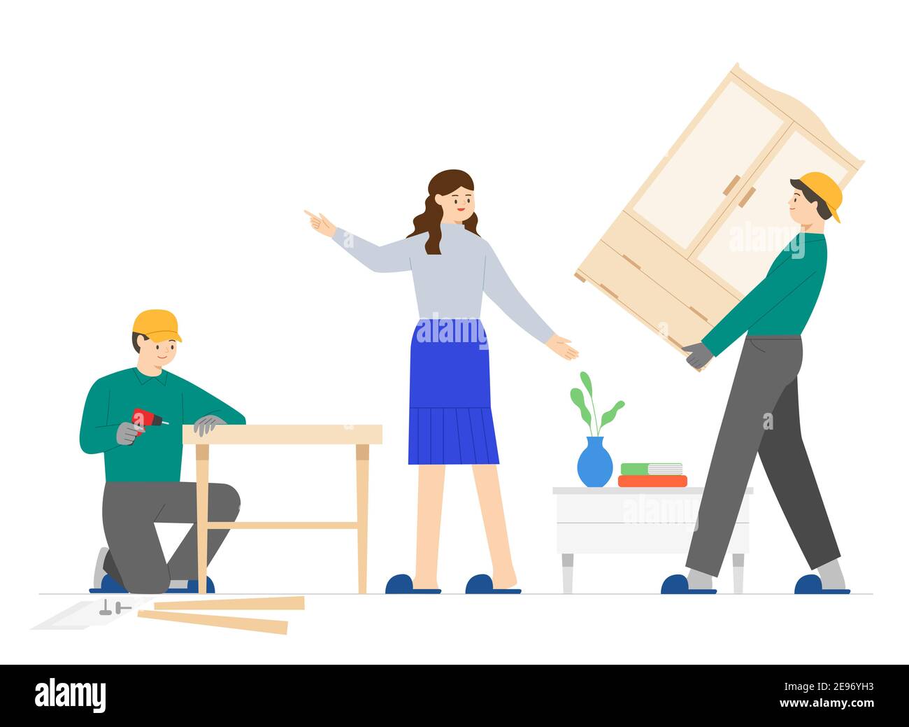 furniture assembly service Stock Photo - Alamy