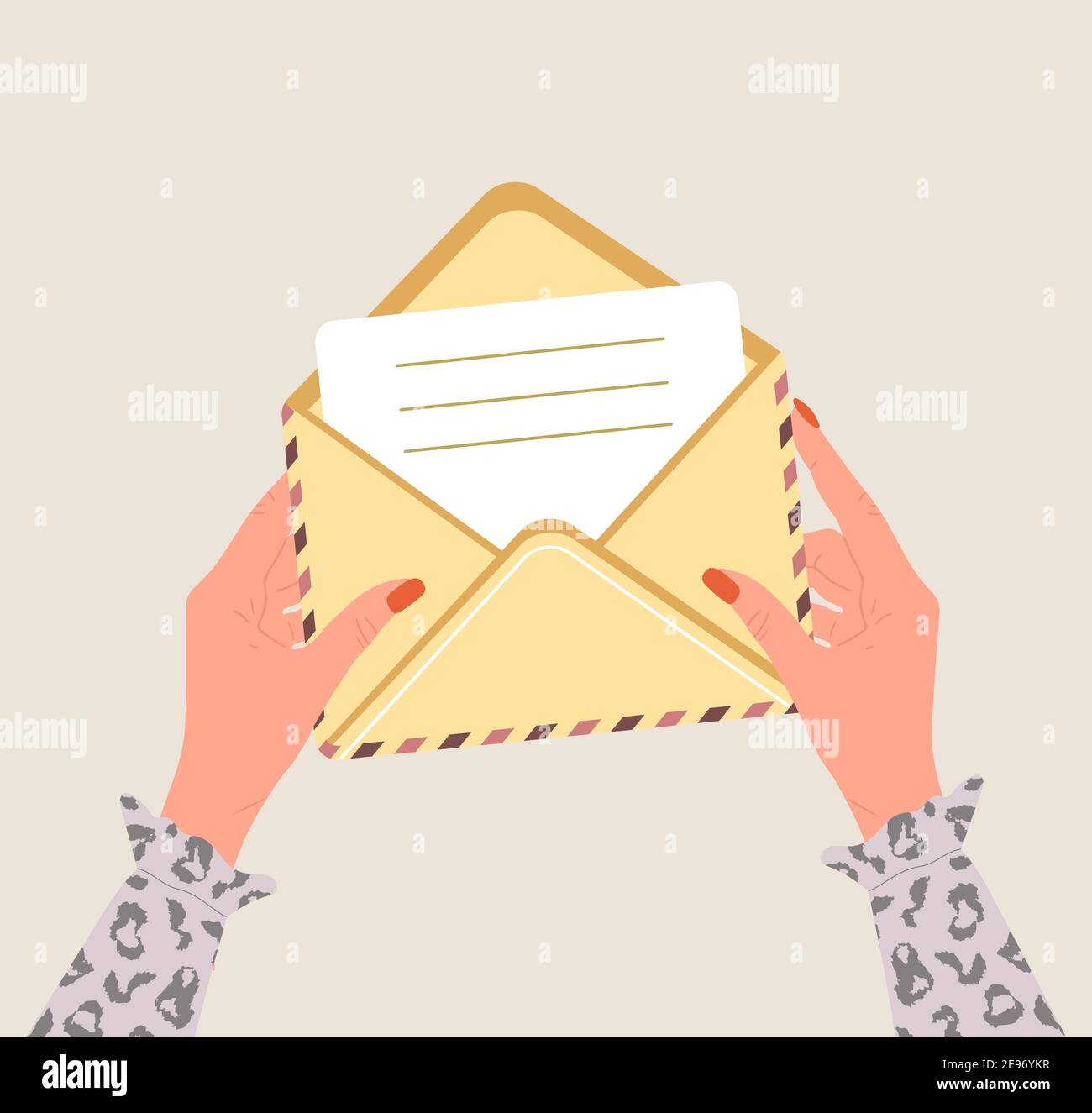 Letter correspondence hi-res stock photography and images - Alamy