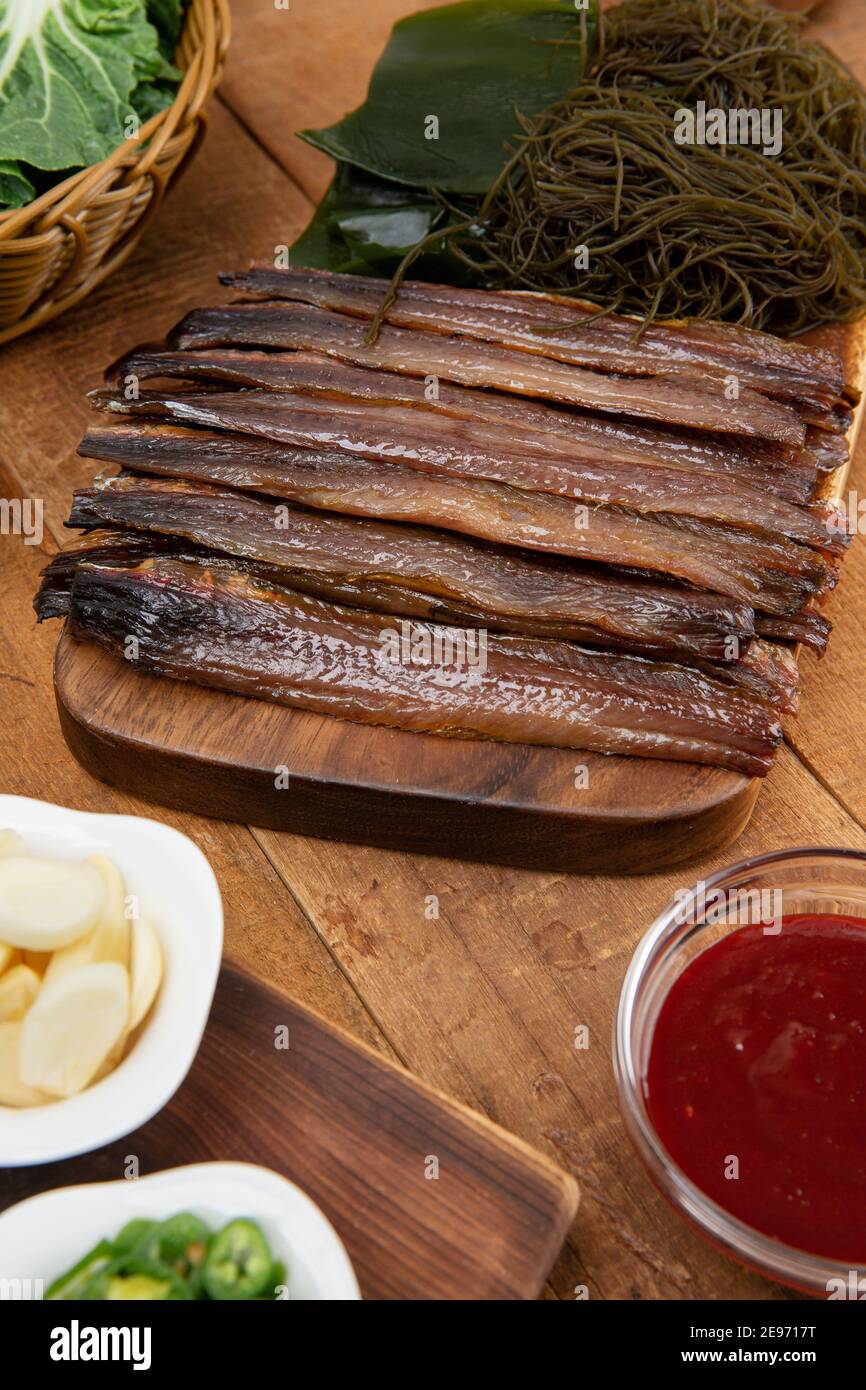 Dish of gwamegi hi-res stock photography and images - Alamy