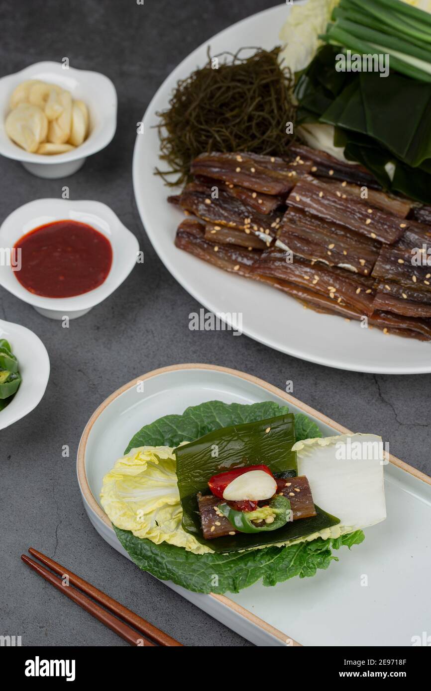 Dish of gwamegi hi-res stock photography and images - Alamy