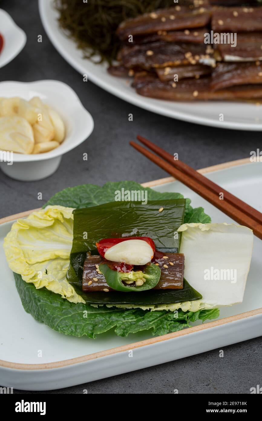 Dish of gwamegi hi-res stock photography and images - Alamy