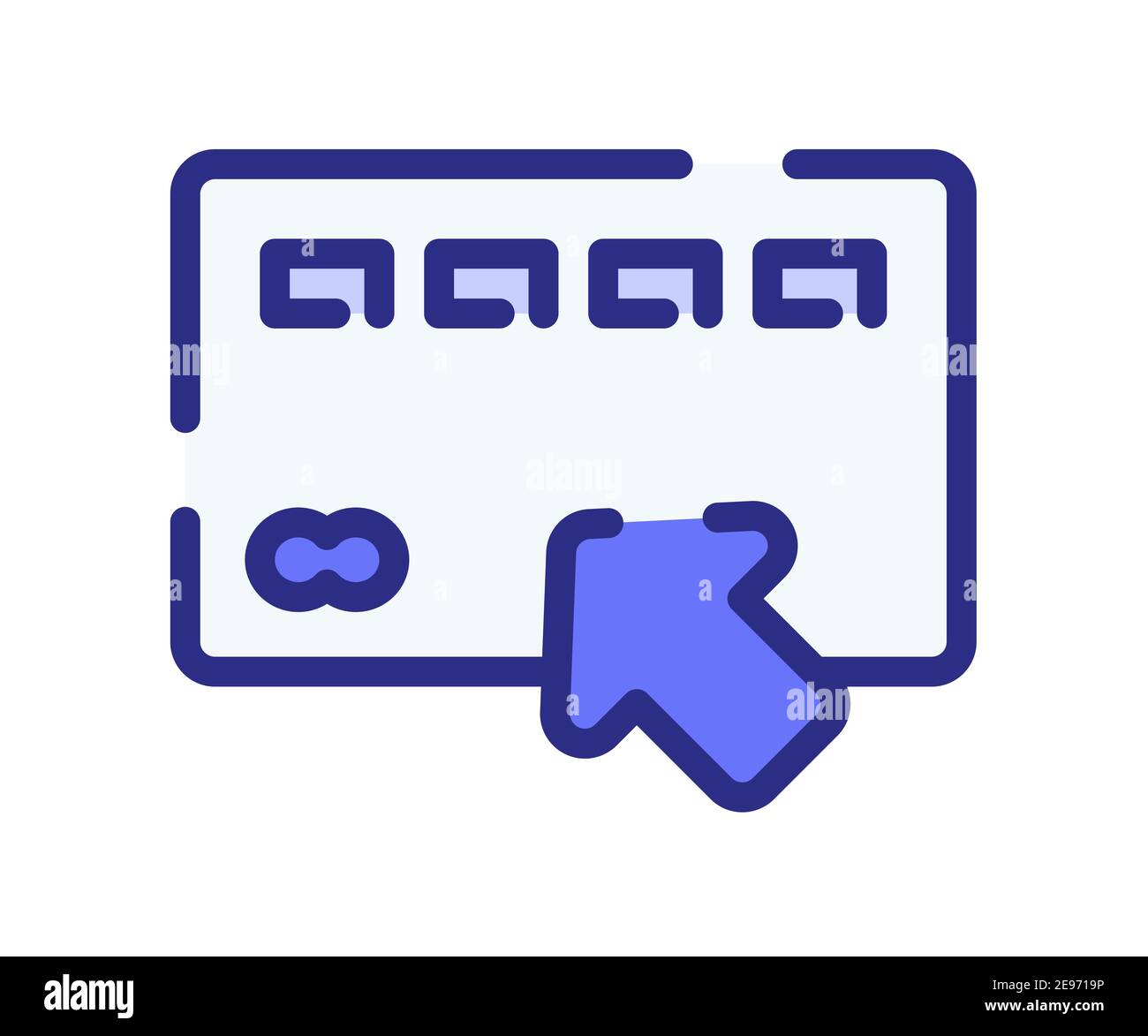 income revenue credit single isolated icon with dashed line style vector design illustration ...