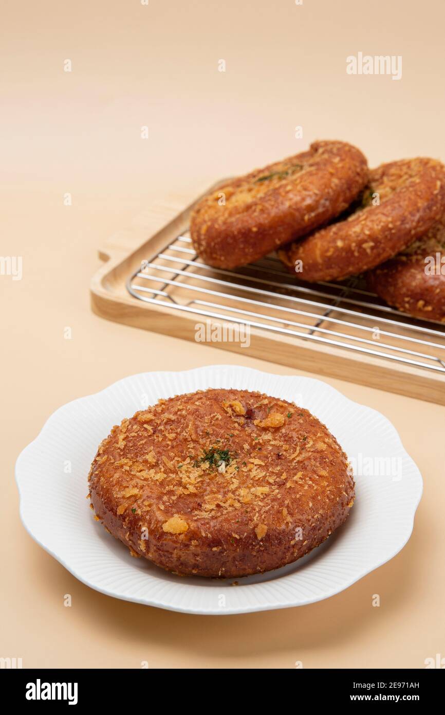 various Korean doughnut, donuts Stock Photo - Alamy