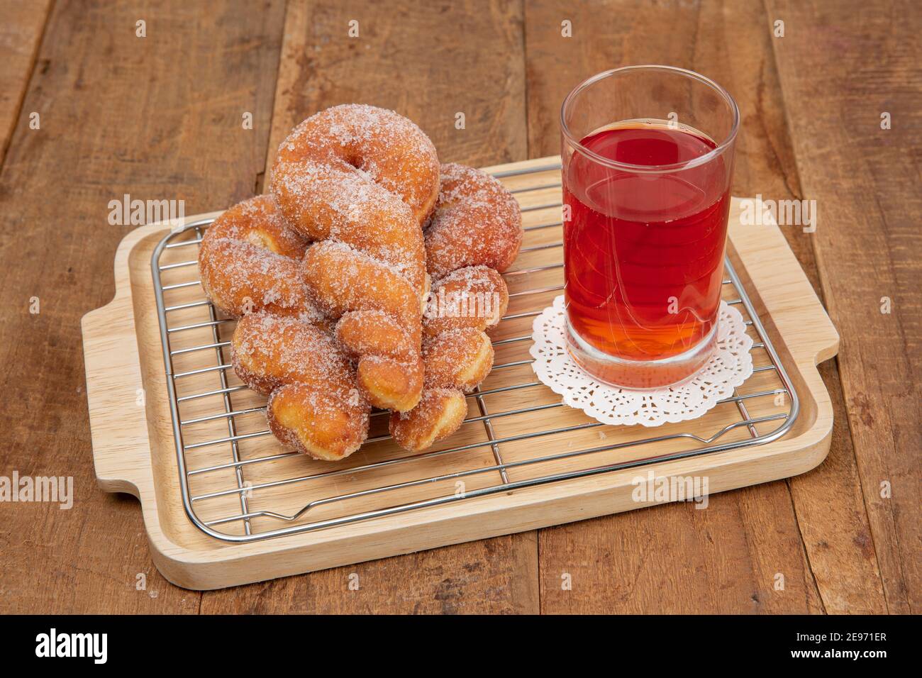 various Korean doughnut, donuts Stock Photo - Alamy
