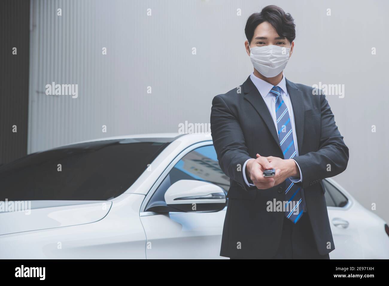 auto vehicle car insurance agent, car reseller concept Stock Photo - Alamy