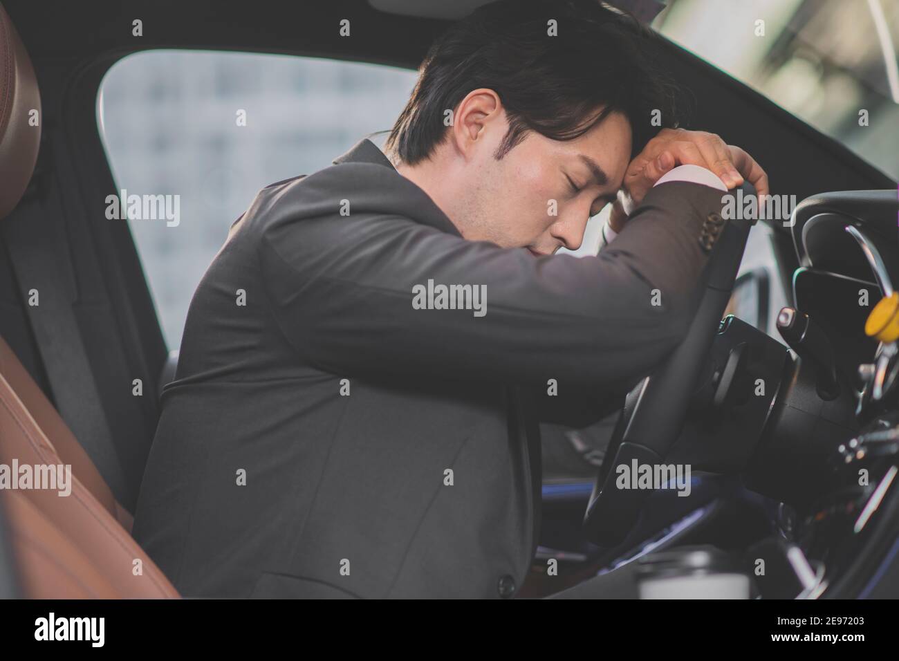 Asian man taking a nap hi-res stock photography and images - Alamy