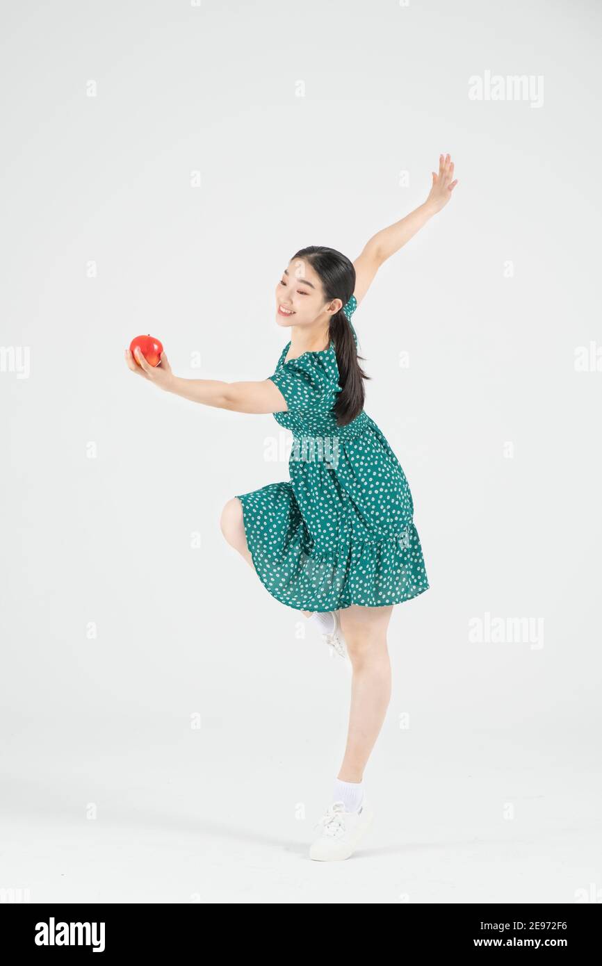 Ballerina apple hi-res stock photography and images - Alamy