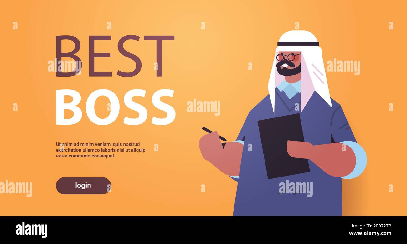 arab businessman leader in formal wear successful arabic business man ...