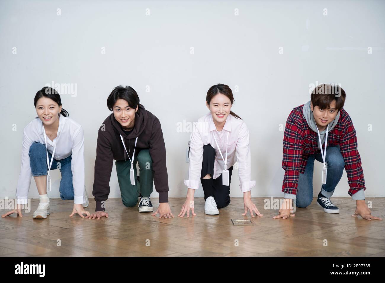 Korean business woman floor hi-res stock photography and images - Alamy