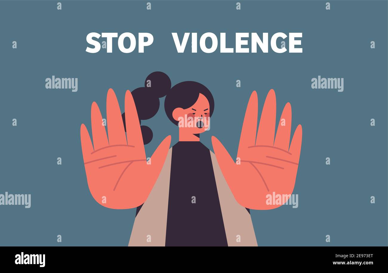 scared terrified woman with bruises on face stop violence and ...