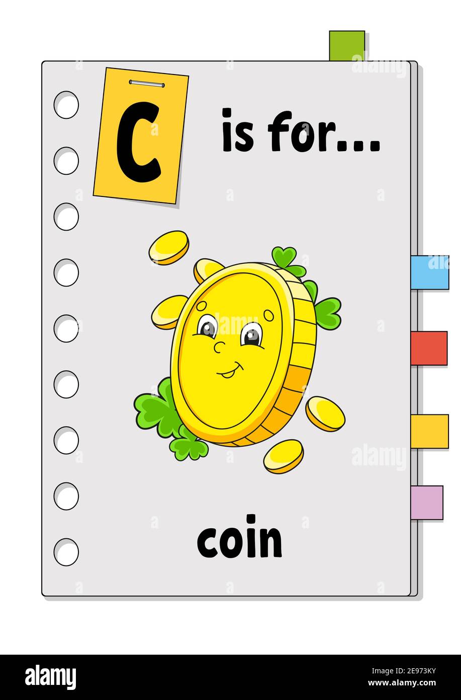 ABC game for kids. Word and letter. Learning words for study English ...