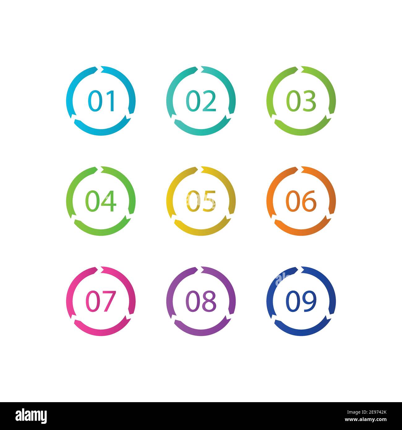 Ten circle logo hi-res stock photography and images - Alamy