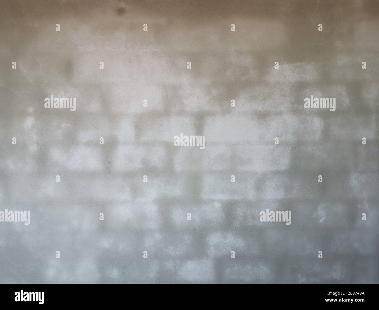 New plaster walls that are not completely dry. Background image Stock ...