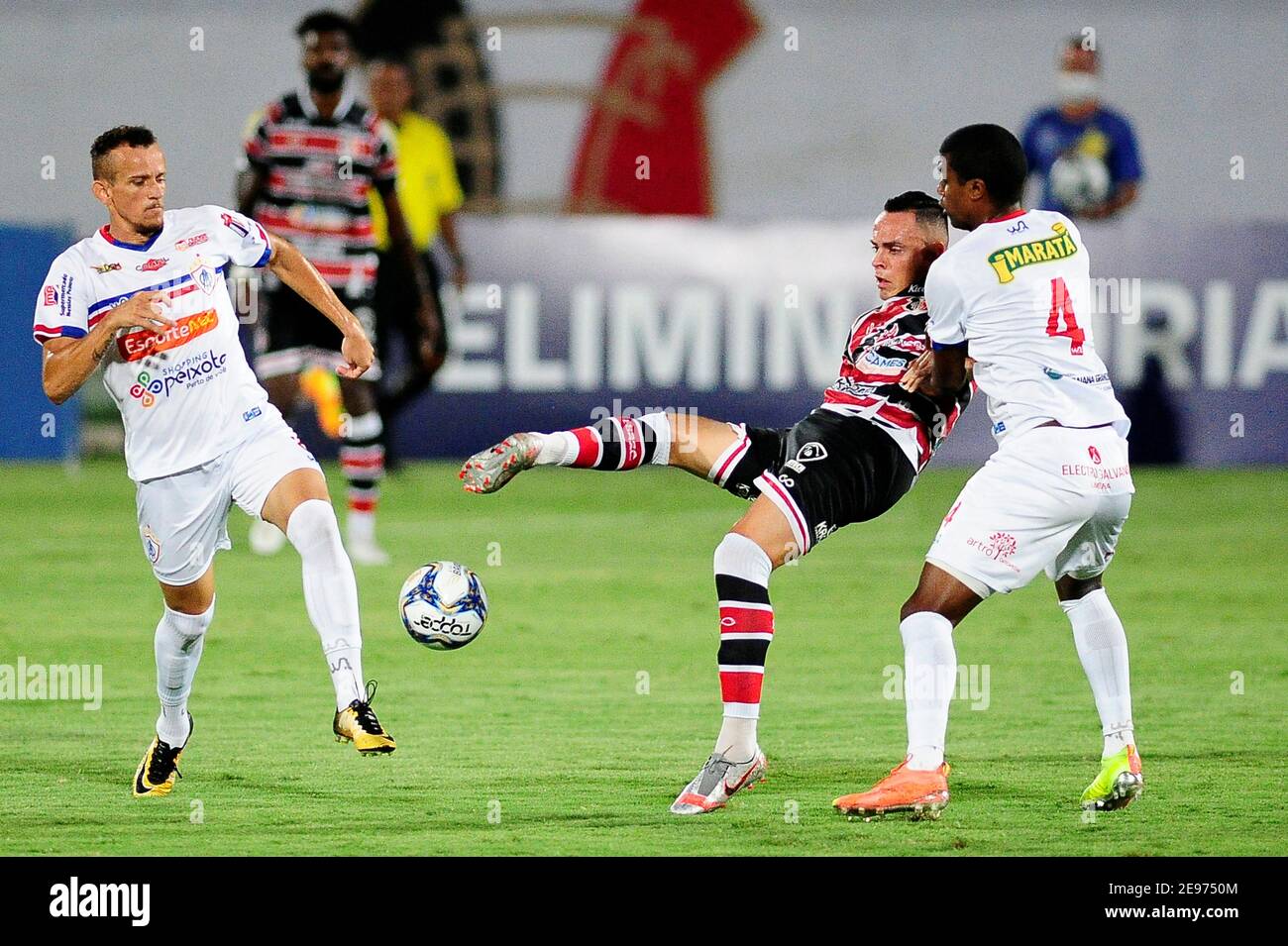 Recife, Brazil. 02nd Feb, 2021. Copa do Nordeste 2021, held at the José do Rego Maciel Stadium ...