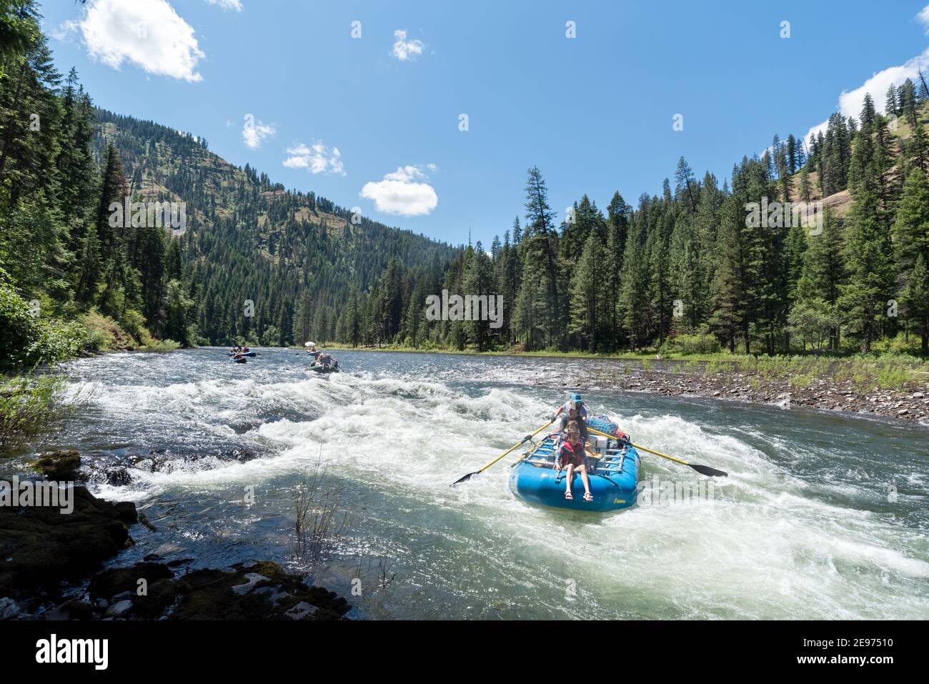 Raft on river usa hi-res stock photography and images - Alamy