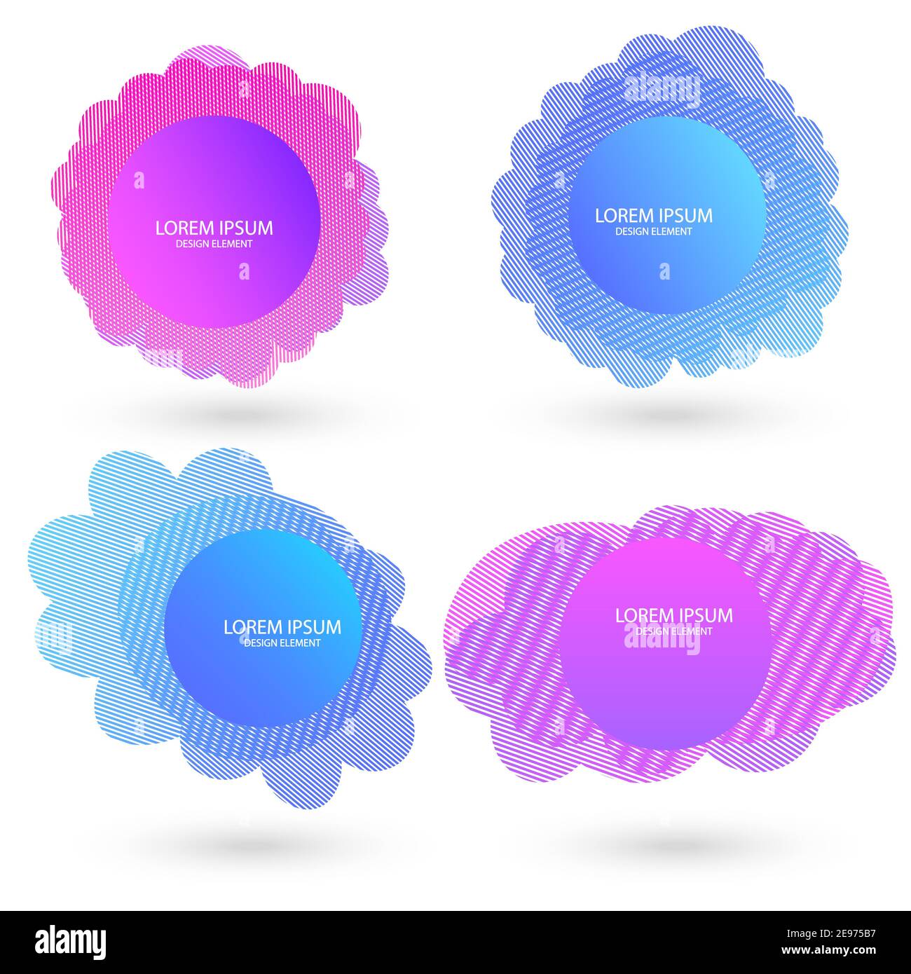 Fluid frame isolated on white background. Abstract liquid shape ...