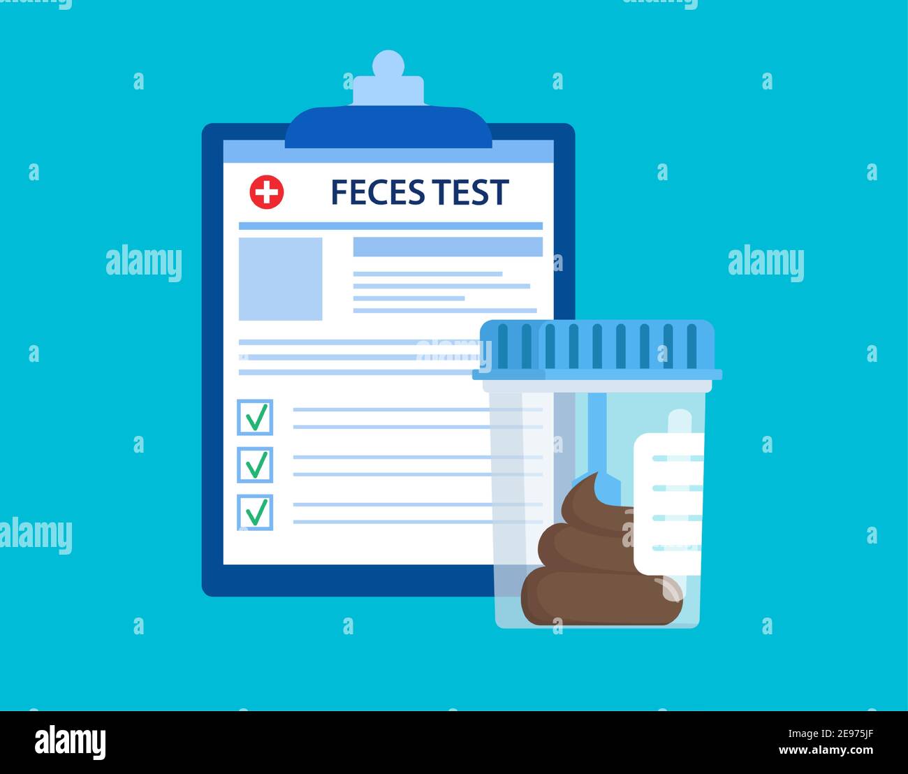 Stool specimen Stock Vector Images - Alamy
