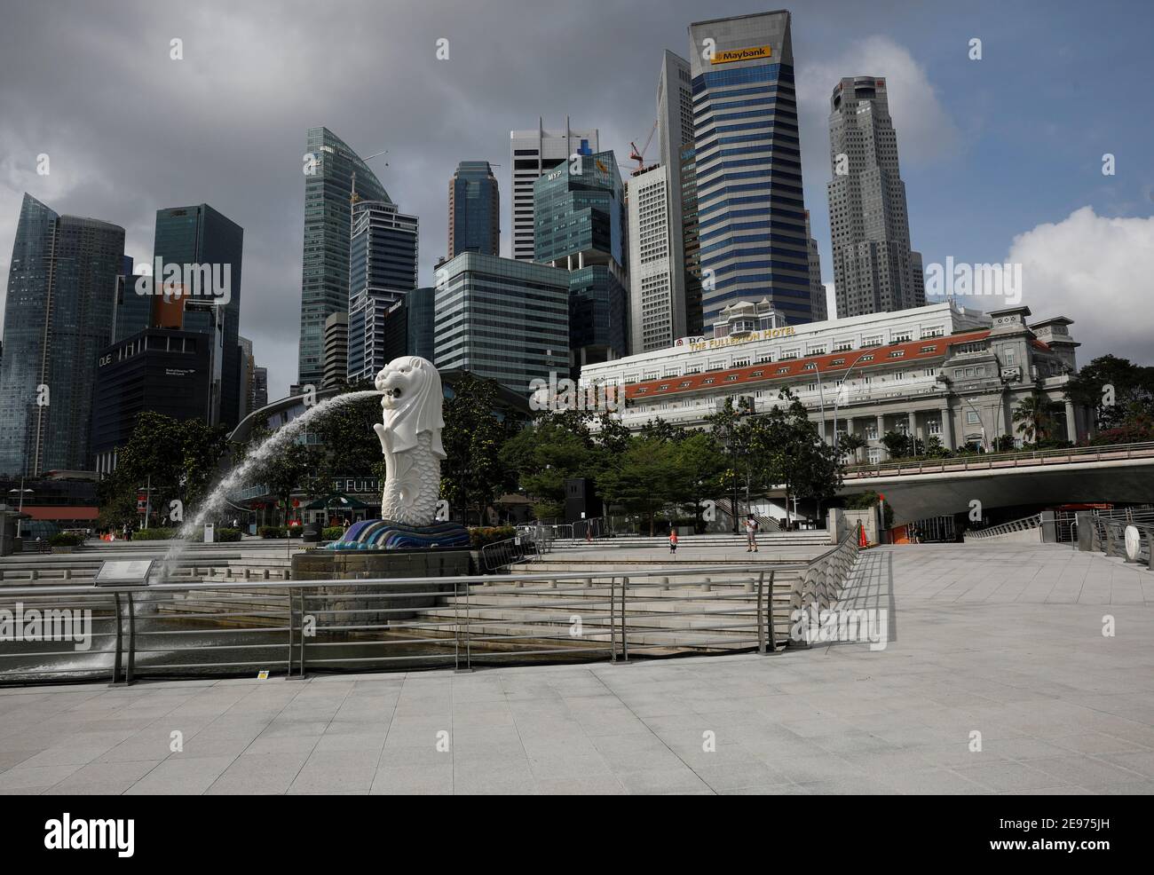 Empty merlion park hi-res stock photography and images - Alamy