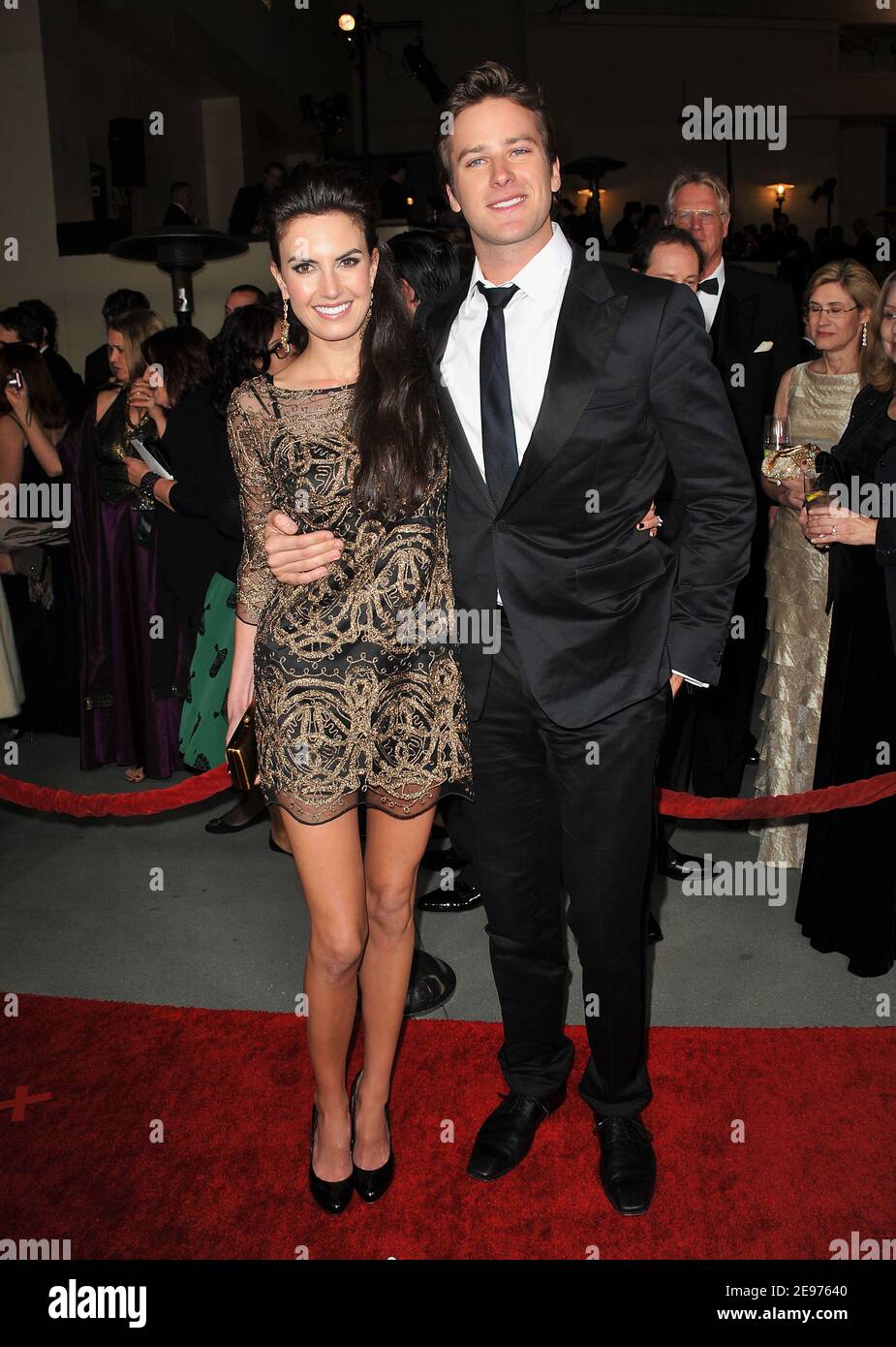 Los Angeles, USA. 30th Jan, 2011. Armie Hammer, wife 075 Credit: Tsuni ...