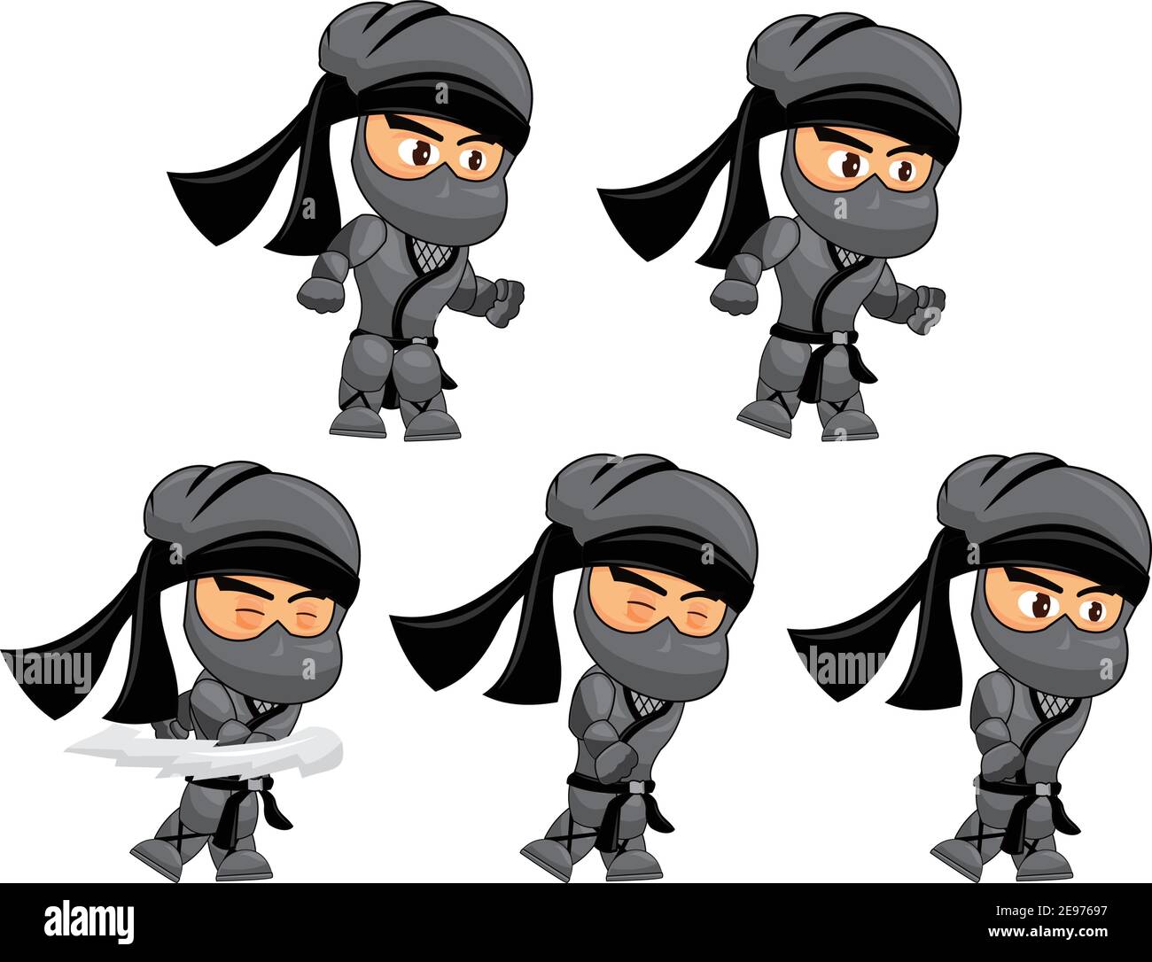 Ninja Game Sprites throw Suitable for side scrolling, action, and ...