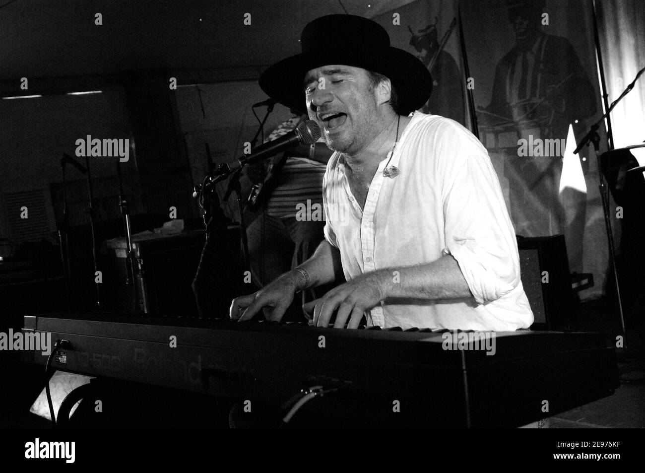 Jon Cleary performing live at the 2007 Voodoo Music Experience festival ...