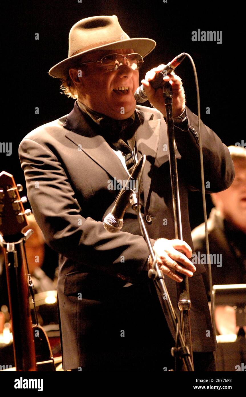 Van Morrison performing live at the United Palace Theater in New York ...