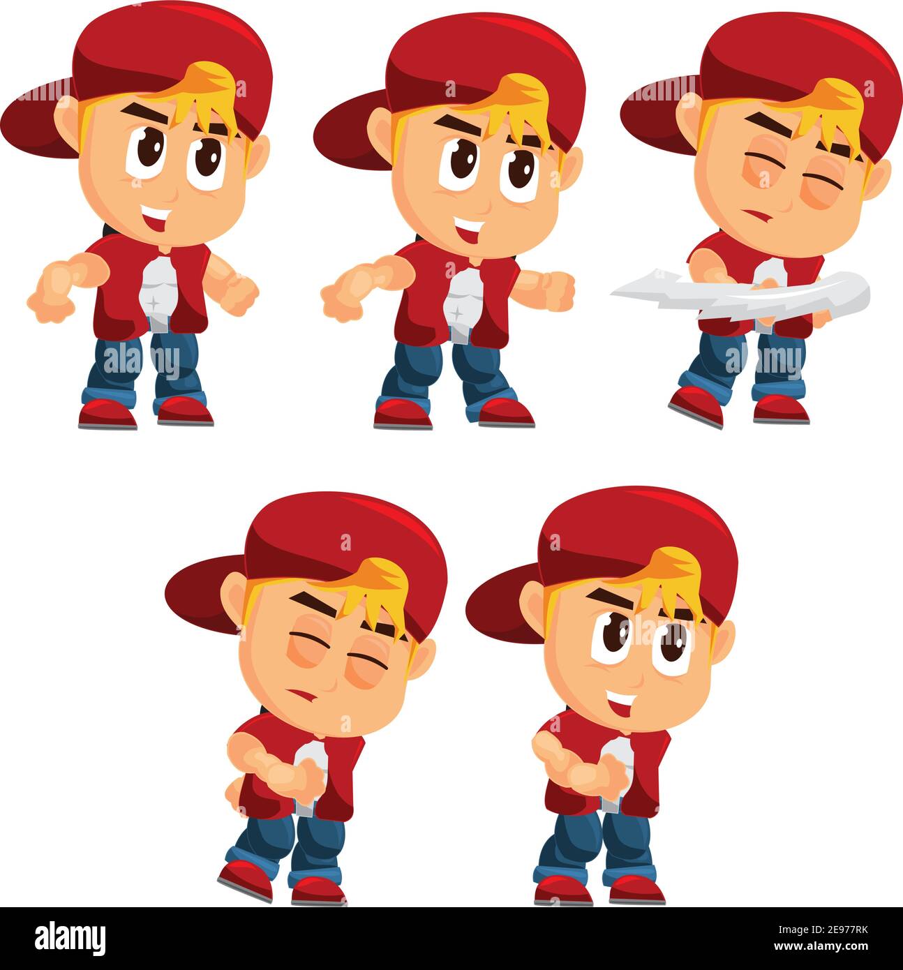Boy Character with Hat Throw Game Kits adventure design Sprite Stock ...