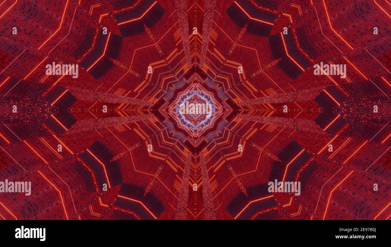 Red geometric pattern hi-res stock photography and images - Alamy