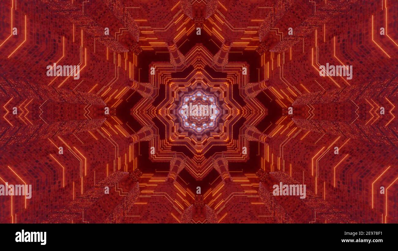 Red fractal hi-res stock photography and images - Alamy