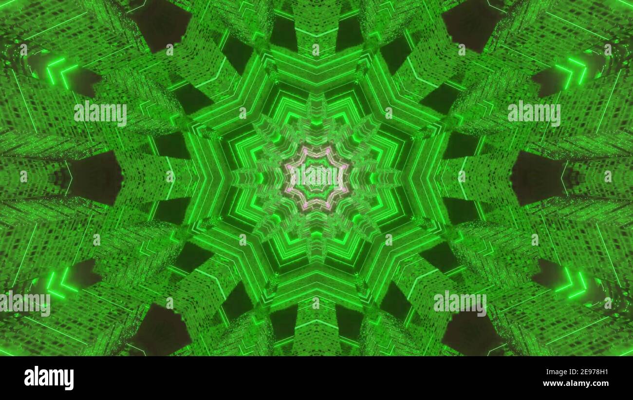 Fractal abstract green hi-res stock photography and images - Alamy
