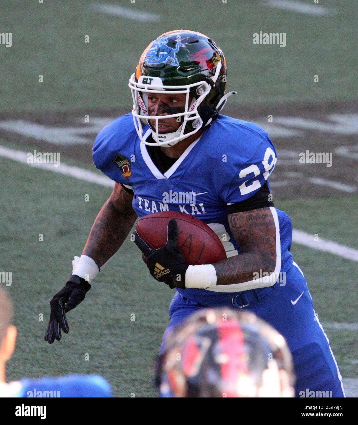 January 31, 2021 - Charlotte 49ers running back Trey Harbison #28 ...