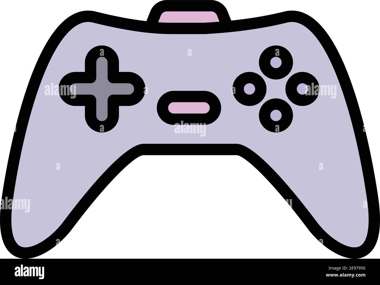 Modern joystick icon. Outline modern joystick vector icon for web ...