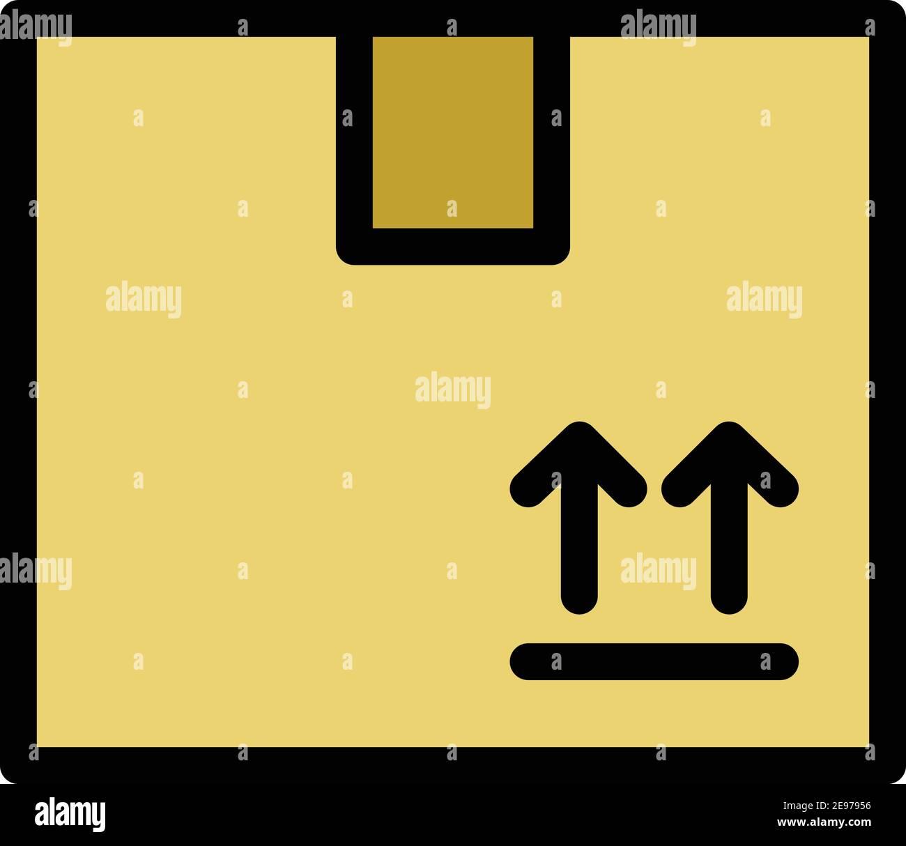 Send parcel icon. Outline send parcel vector icon for web design ...