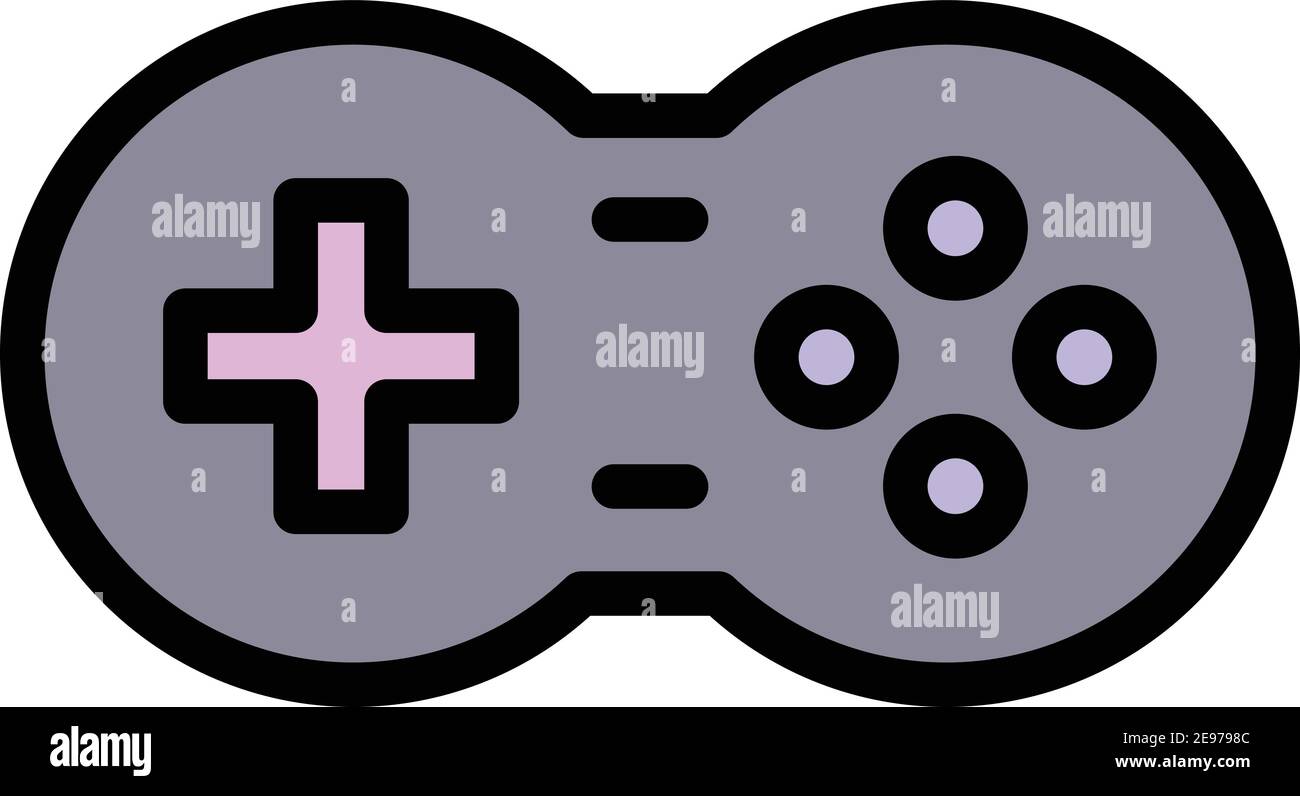 Gaming joystick icon. Outline gaming joystick vector icon for web ...