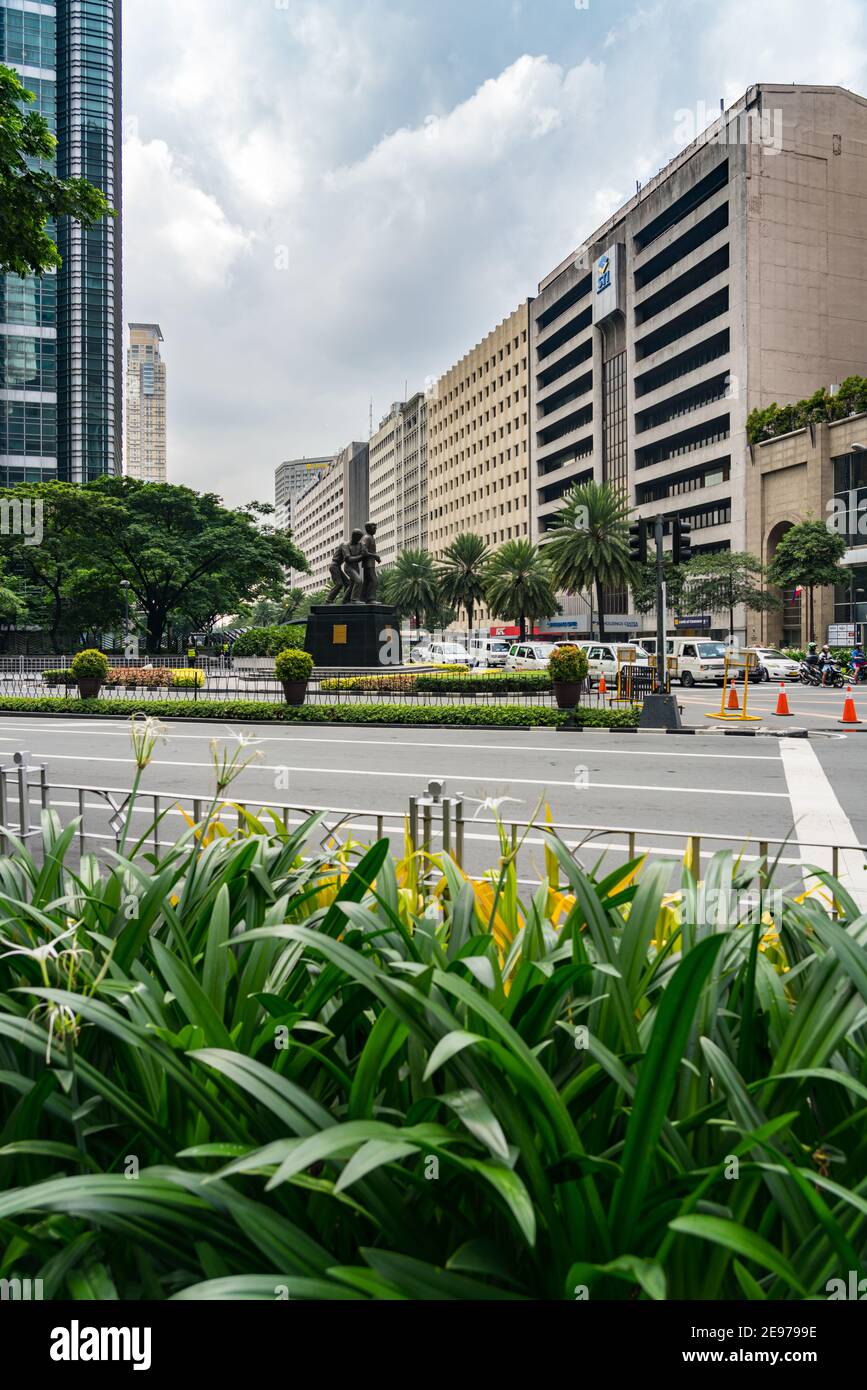 Makati, Metro Manila, Philippines - August 2018: Vertical photo of ...