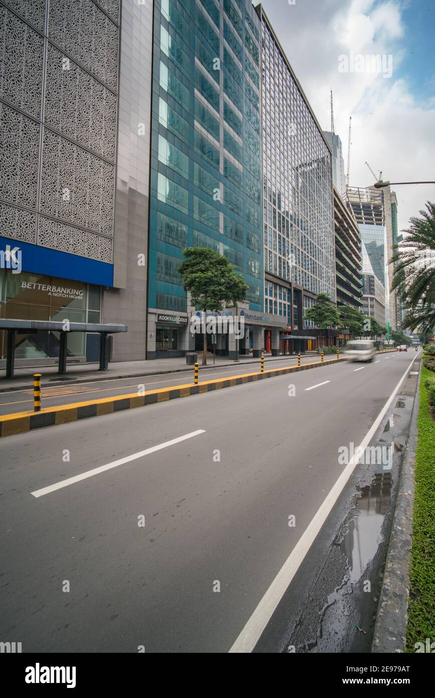 Makati, Metro Manila, Philippines - August 2018: Vertical photo of ...