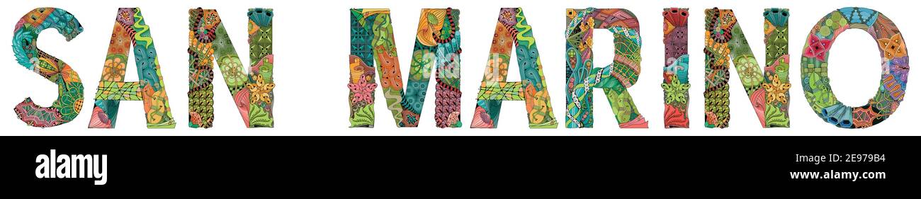 Hand painted sign san Cut Out Stock Images & Pictures - Alamy