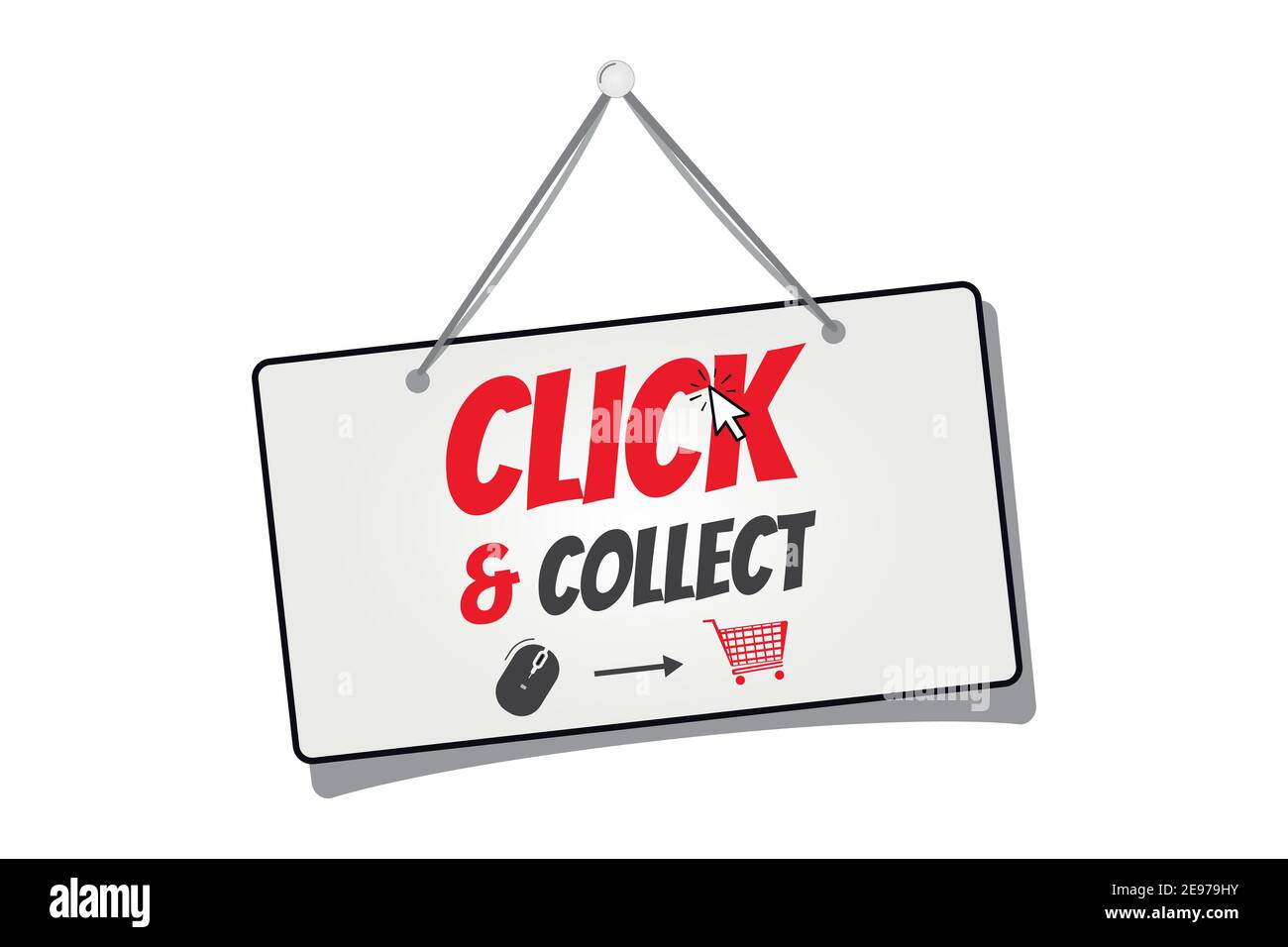 Click and collect food Stock Vector Images - Alamy