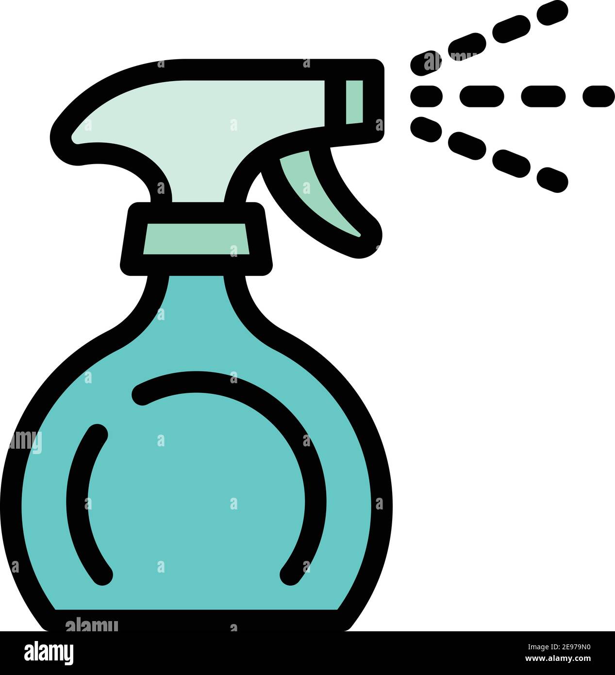 Spray cleaner icon. Outline spray cleaner vector icon for web design ...