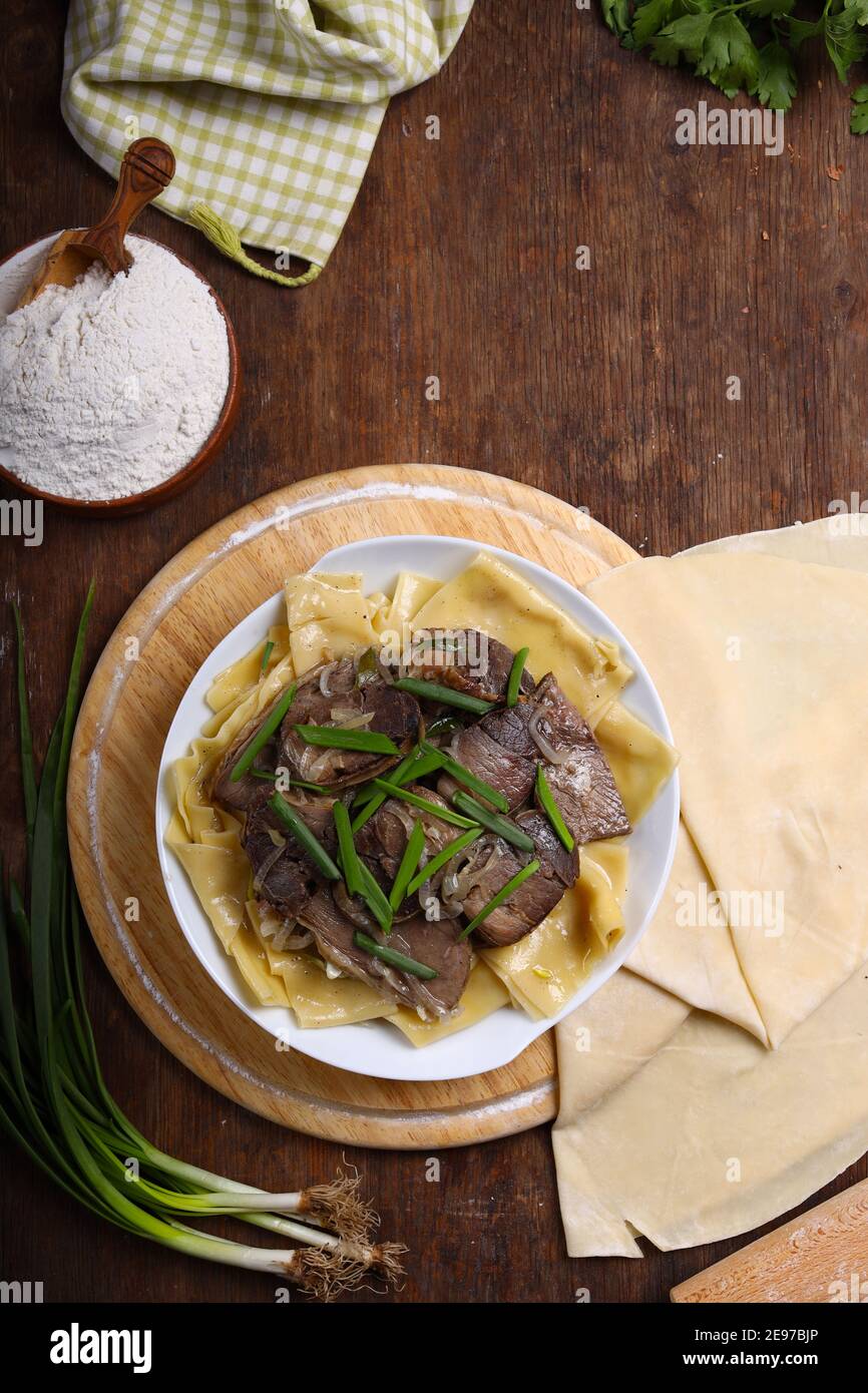 Beshbarmak hi-res stock photography and images - Alamy