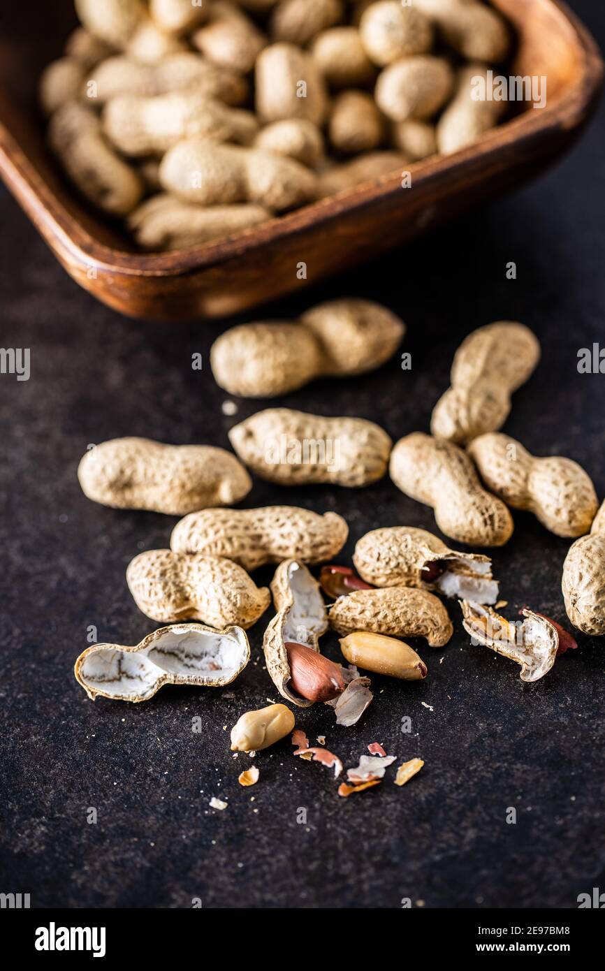 Dried peanuts hi-res stock photography and images - Alamy