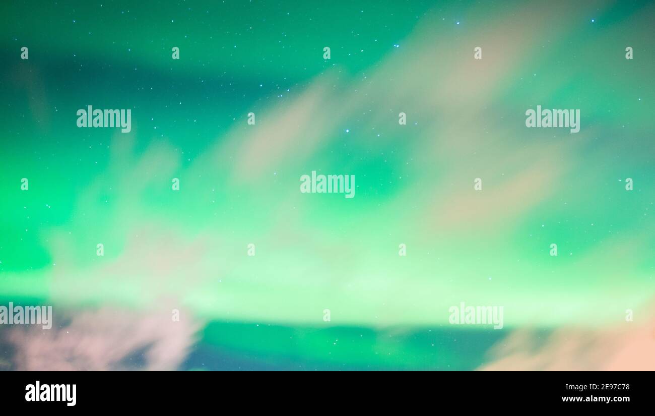 Beautiful Aurora Borealis northern lights Stock Photo - Alamy