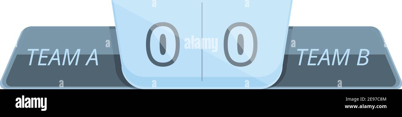 Result scoreboard icon. Cartoon of result scoreboard vector icon for ...