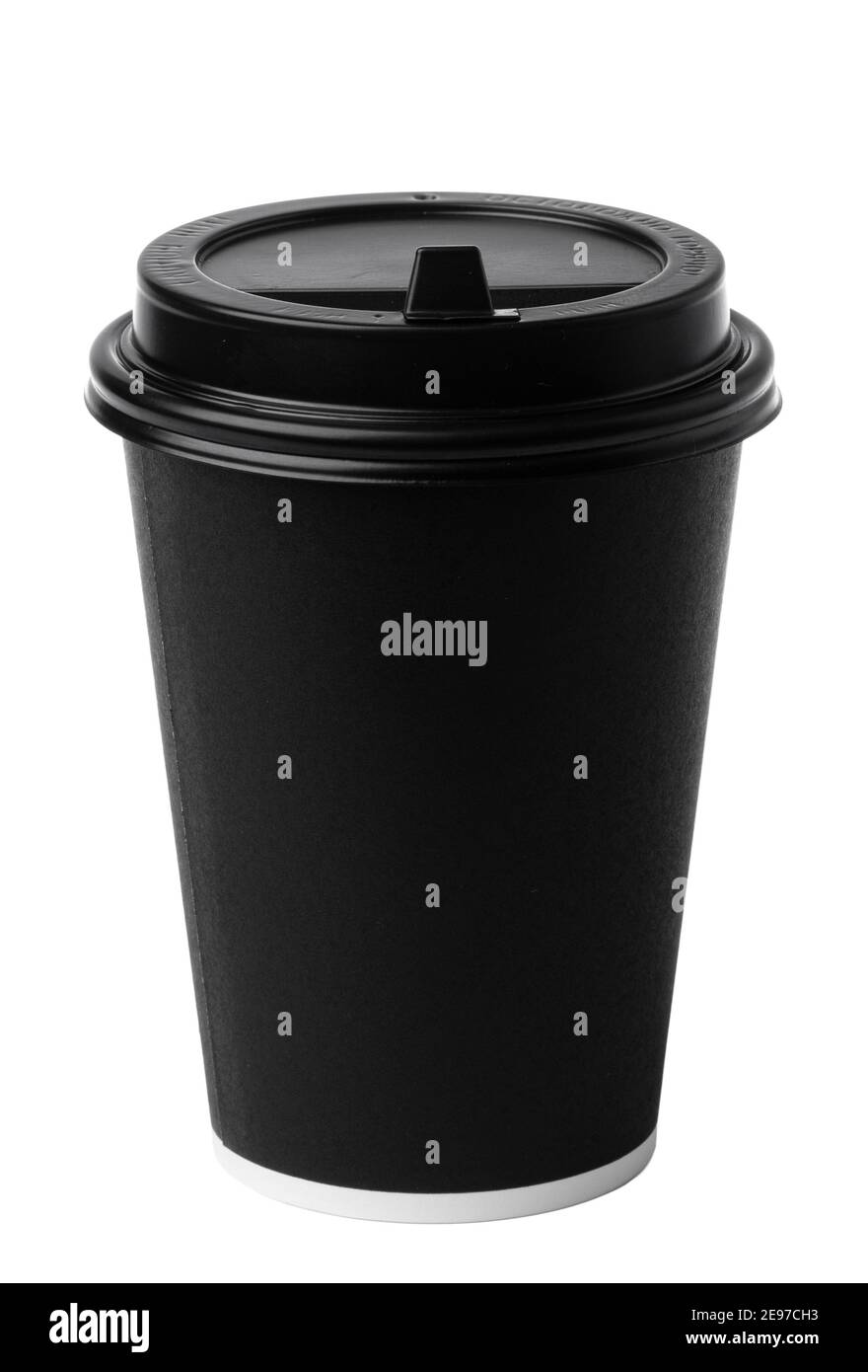 Paper cup of coffee isolated on white background Stock Photo - Alamy